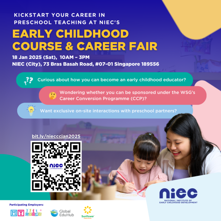 NIEC Early Childhood Course & Career Fair (18 Jan 2025) | National ...
